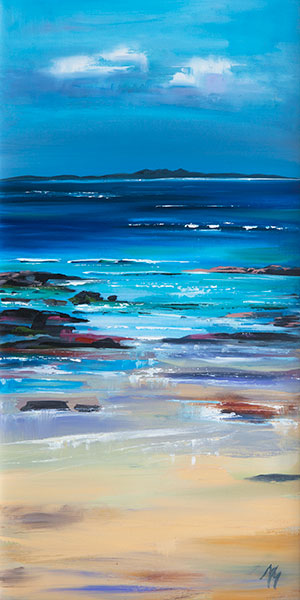 Seamill with Arran (large) – The Picture Framer Glasgow